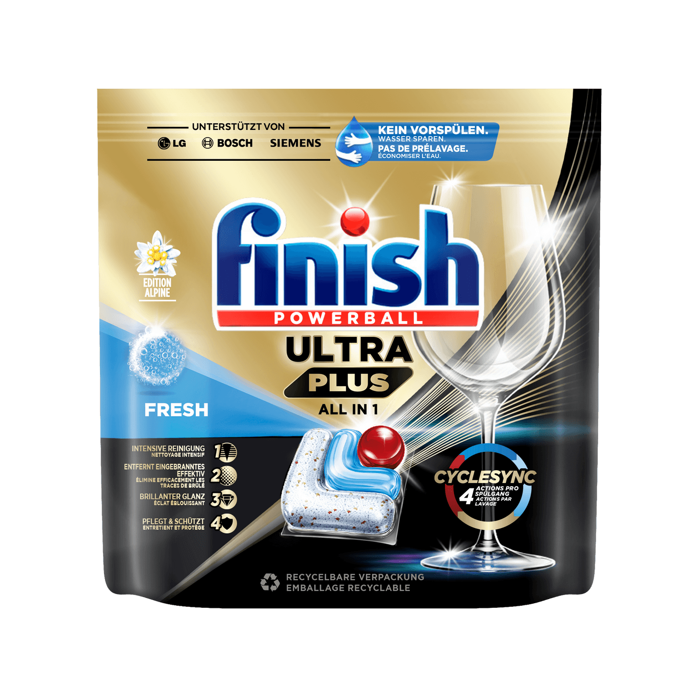 Finish Ultra Plus All in 1 Spülmaschinentabs | Finish Schweiz